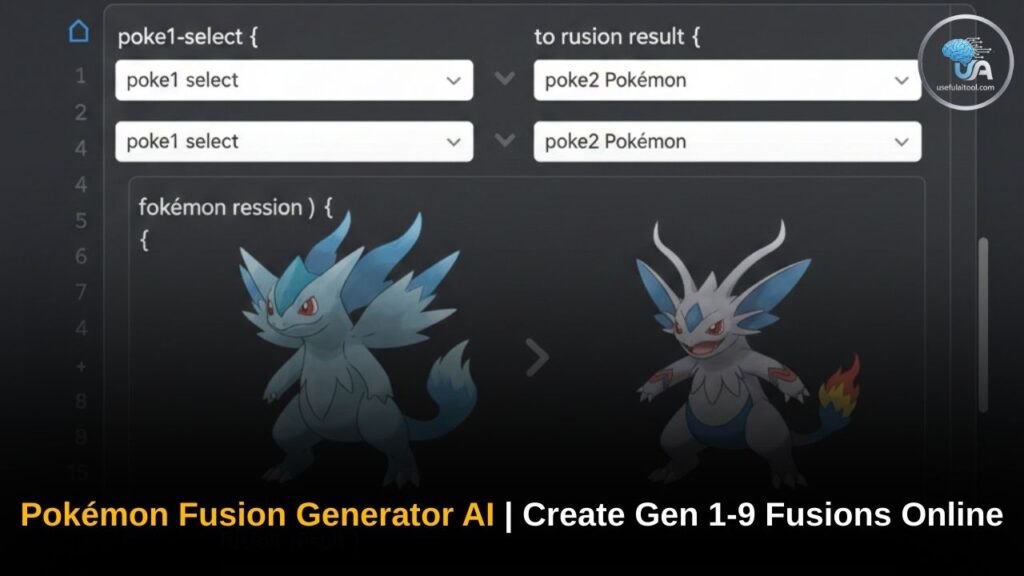 Pokémon Fusion Generator AI | Create Gen 1-9 Fusions Online with ...